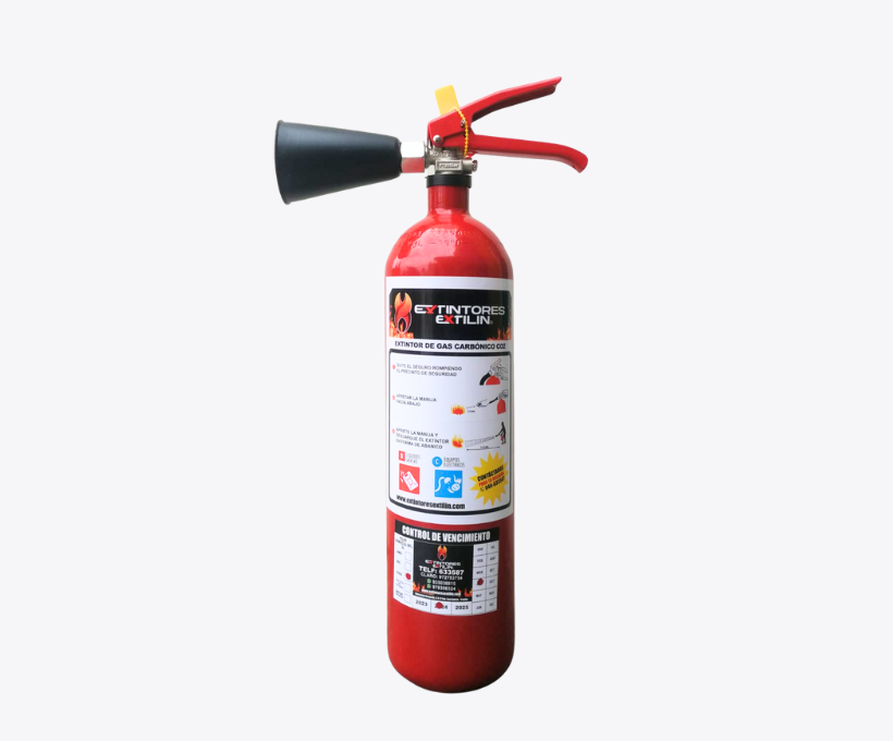 Extintor co2 15 libras